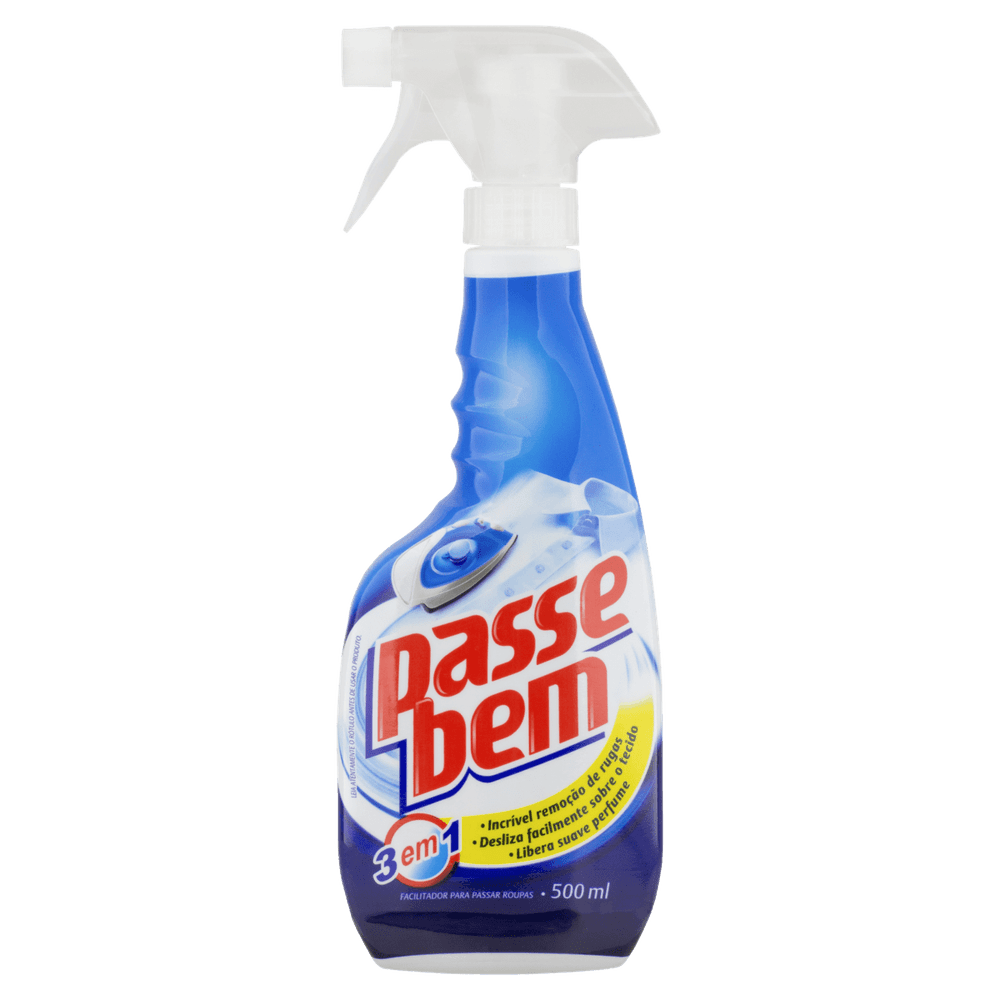 PASSA ROUPA PASSE BEM 500ML PULV - supermercadosimperatriz