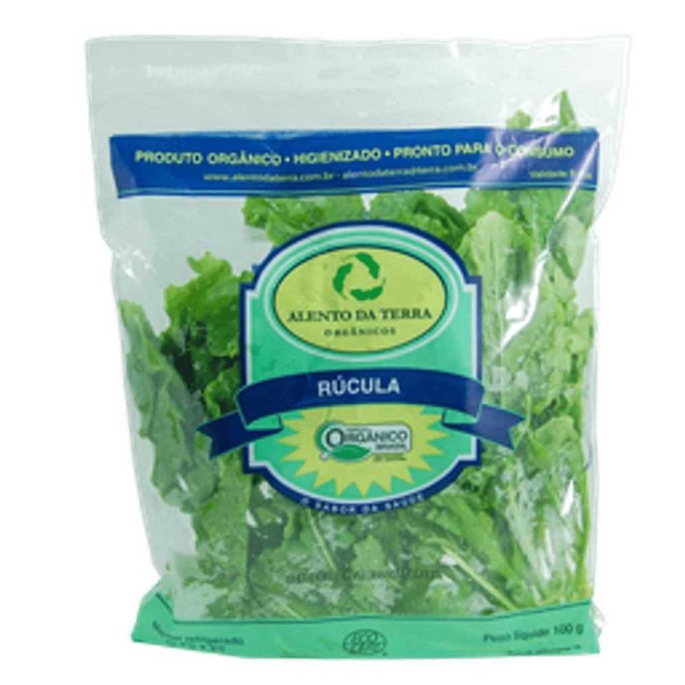 RÚCULA ORGÂNICO ALENTO DA TERRA 100G - supermercadosimperatriz
