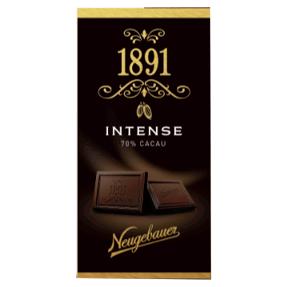 CHOCOLATE 1891 90G INTENSE 70PC CA - supermercadosimperatriz