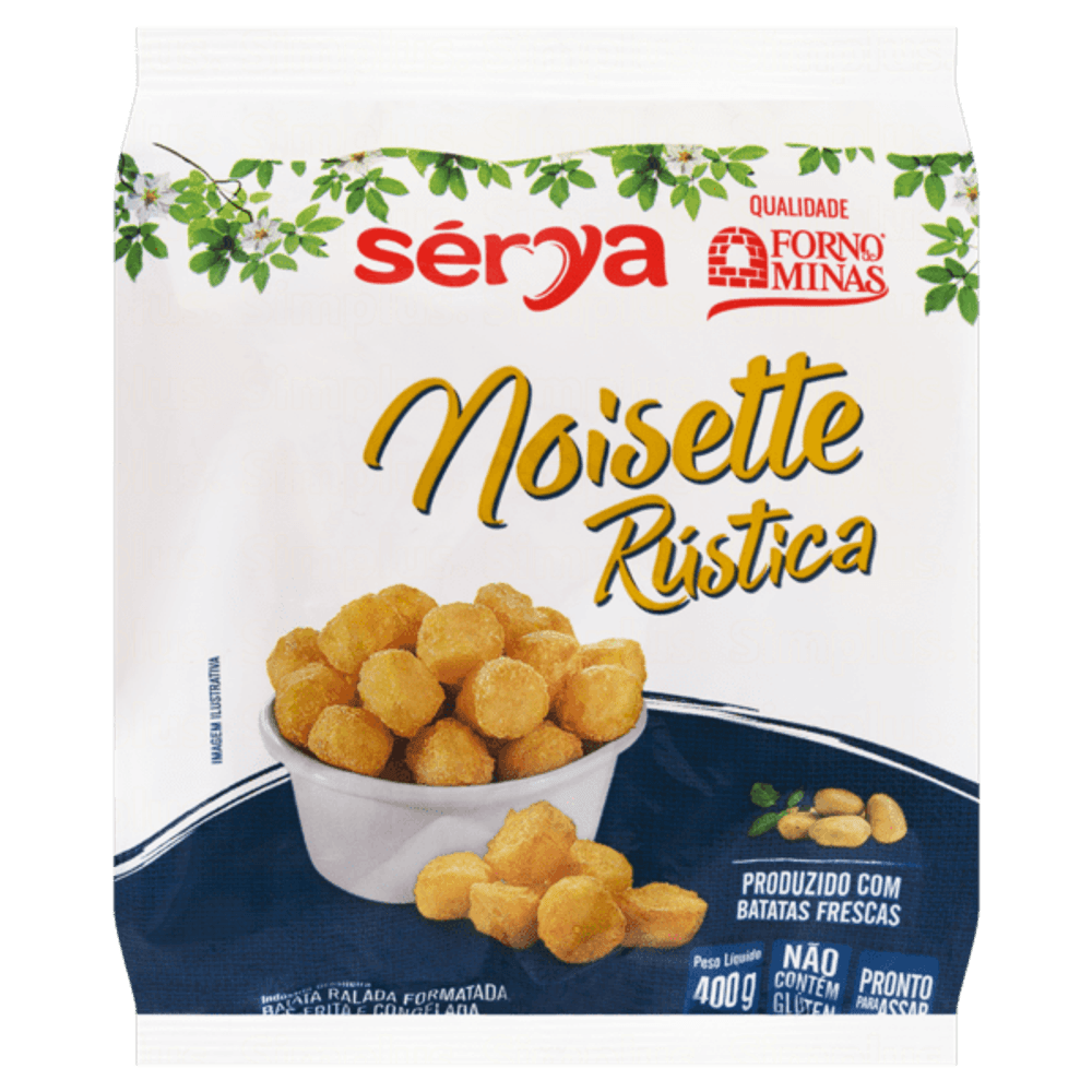 BATATA RUSTICA NOISETTE FORNO DE MINAS 400G - supermercadosimperatriz
