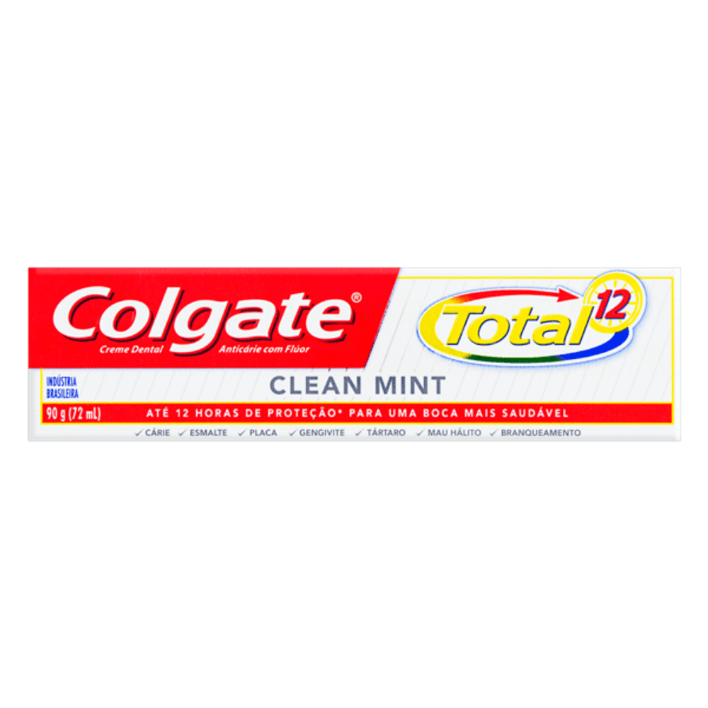 GEL DENTAL COLGATE TOTAL 12H 90G - supermercadosimperatriz