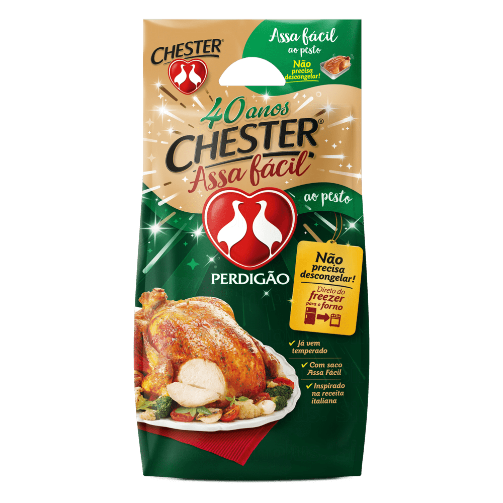CHESTER AO PESTO ASSA FÁCIL PERDIGÃO PREÇO POR KG - supermercadosimperatriz