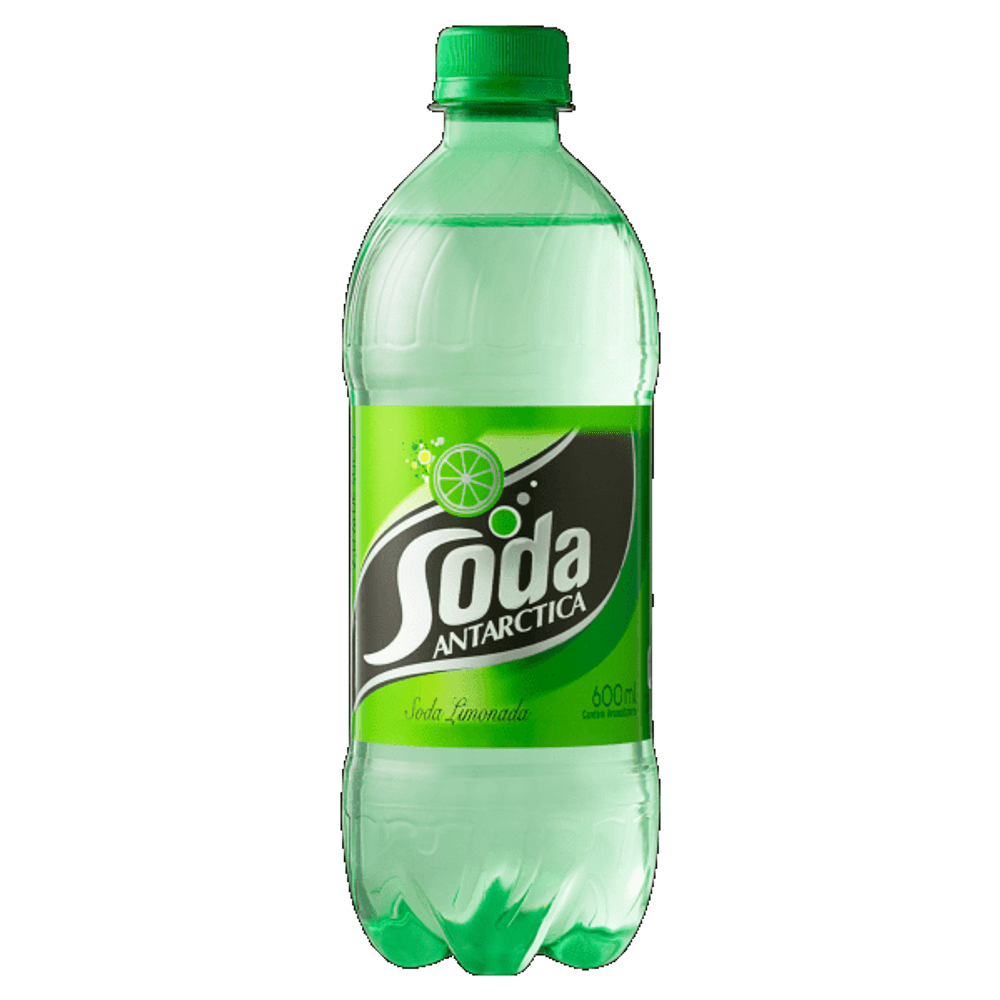 REFRIGERANTE SODA LIMONADA ANTARCTICA GARRAFA 600ML ...