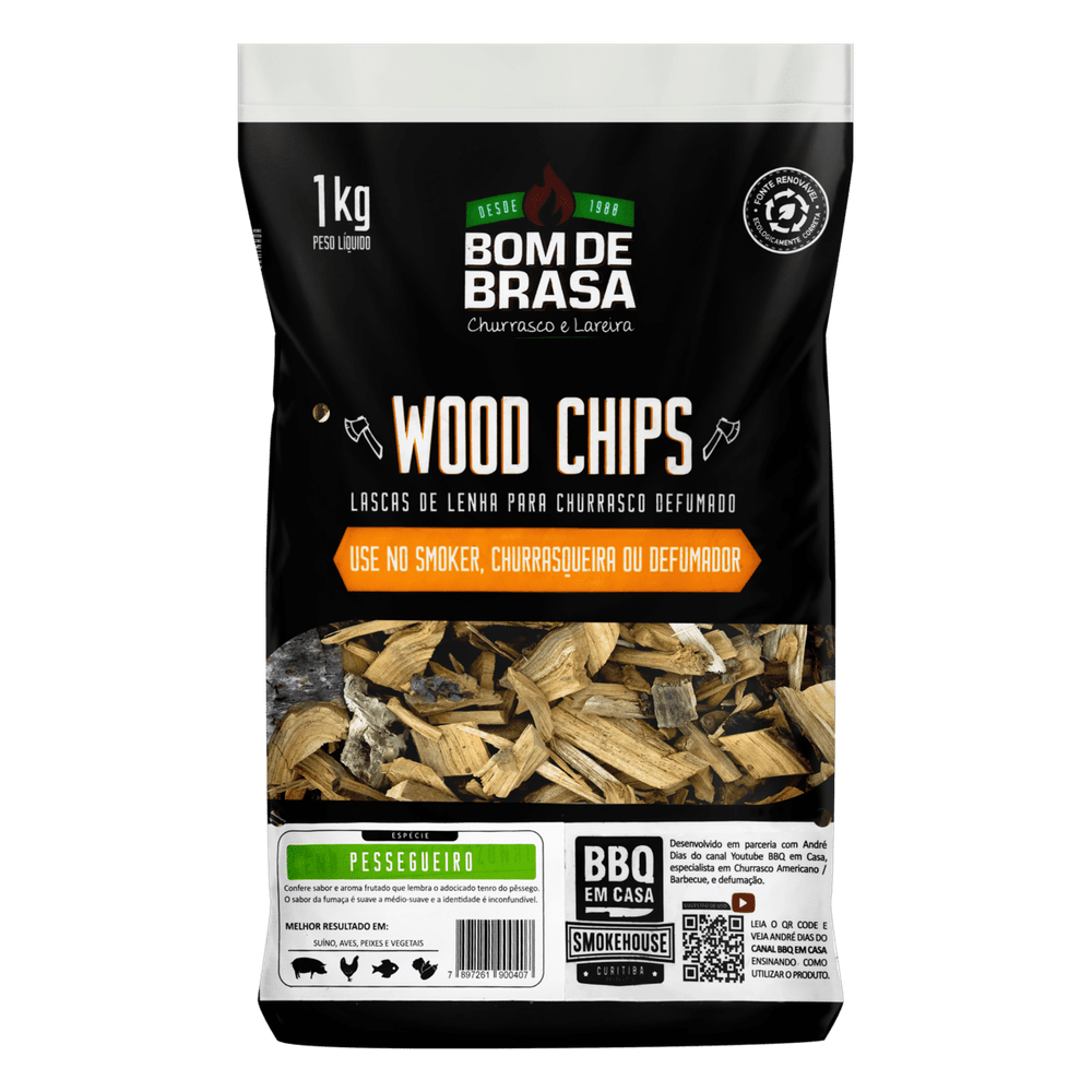 LASCA DE LENHA BOM DE BRASA 1KG PESSEGUEIRO - supermercadosimperatriz