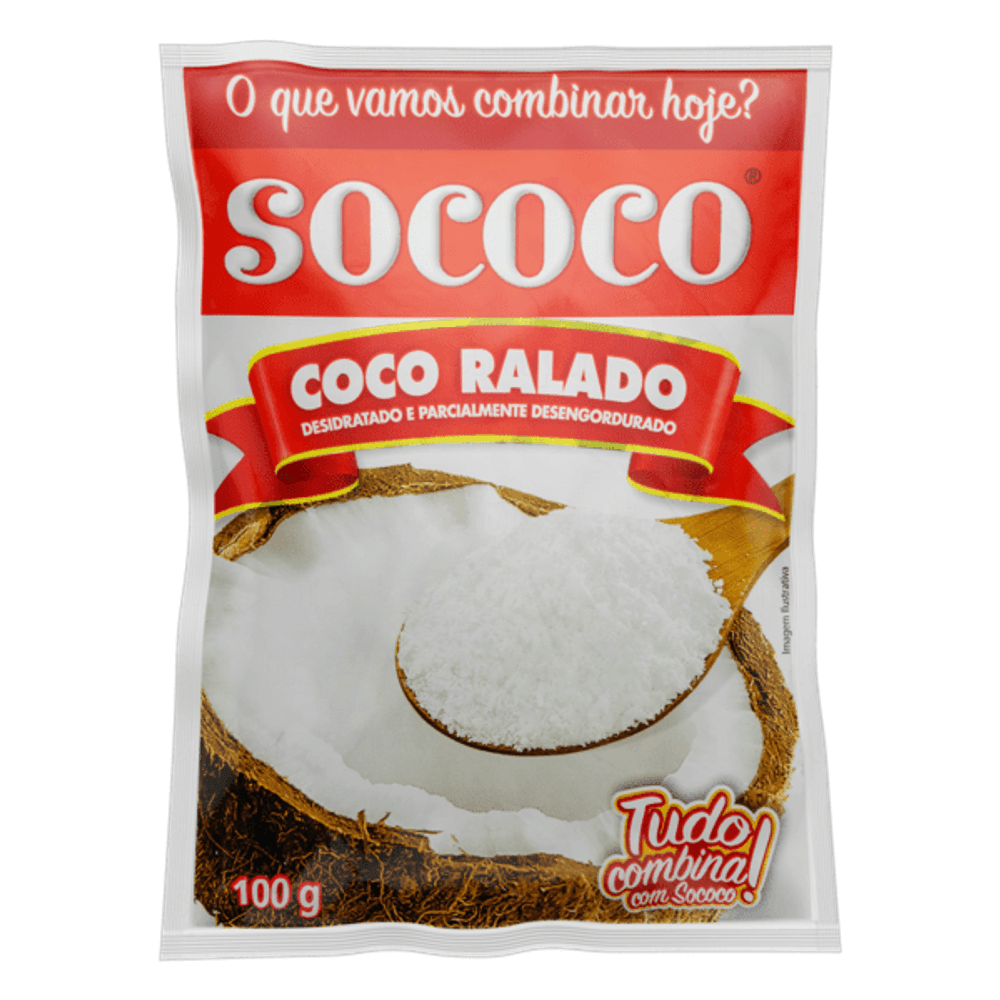COCO RALADO SOCOCO 100GR - supermercadosimperatriz