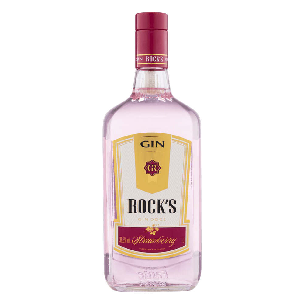 Gin Rocks 1l Strawberry - supermercadosimperatriz