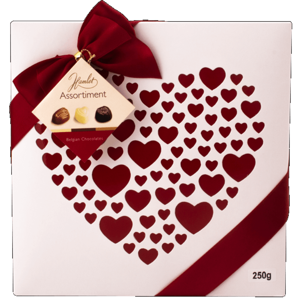 BOMBOM HAMLET 250G CORACAO - supermercadosimperatriz