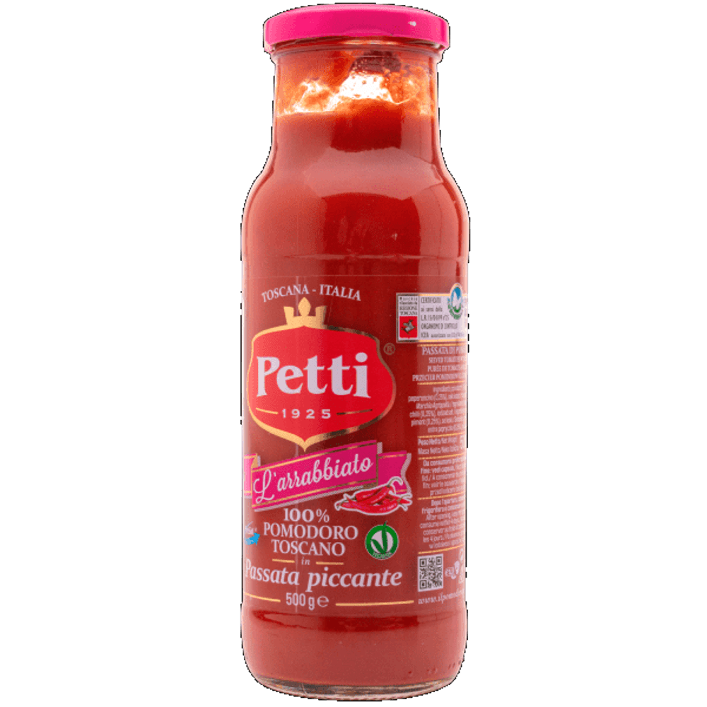 PASSATA PETTI 500GR ARRABIATA - supermercadosimperatriz