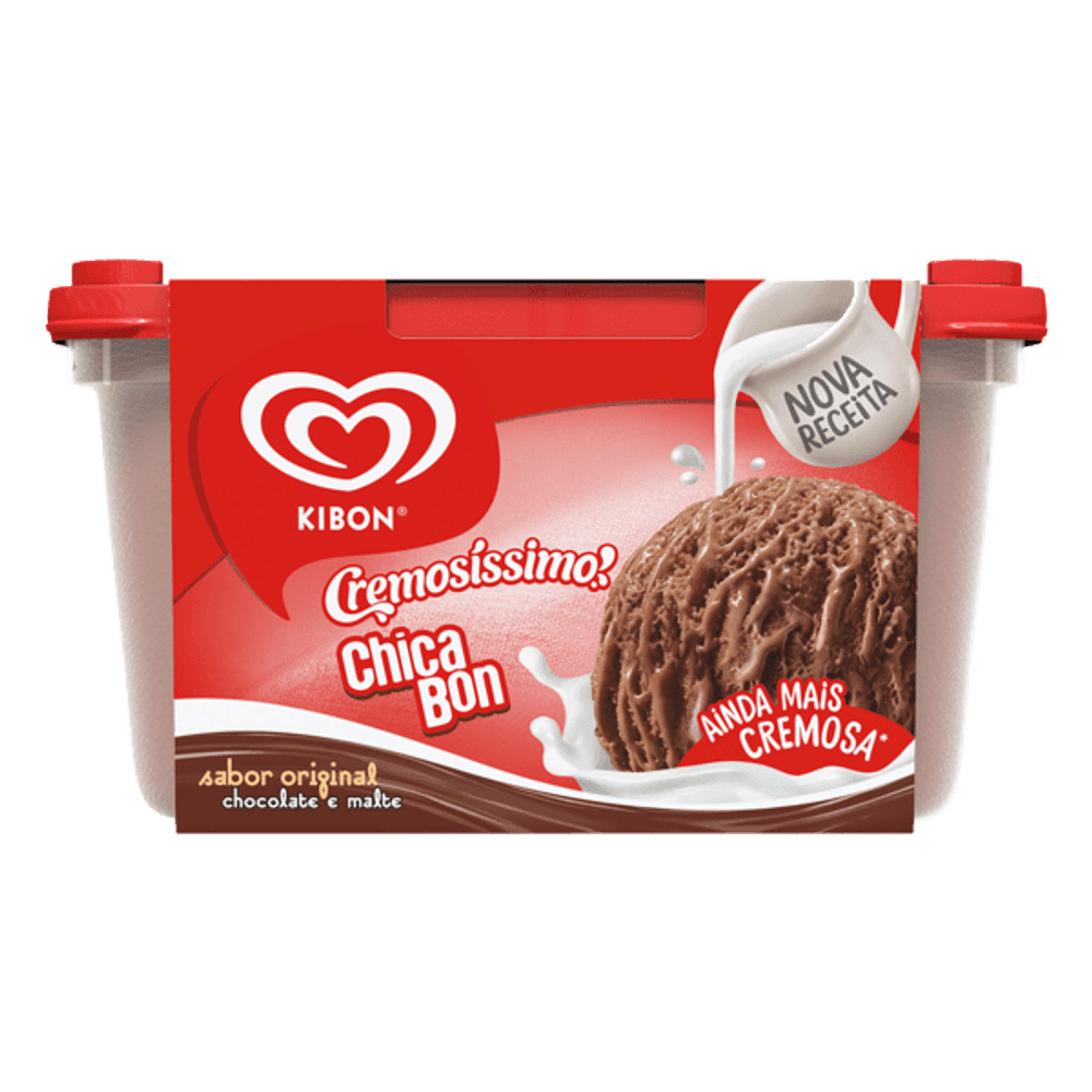 SORVETE CREMOSISSIMO CHICABON KIBON 1.5L - supermercadosimperatriz