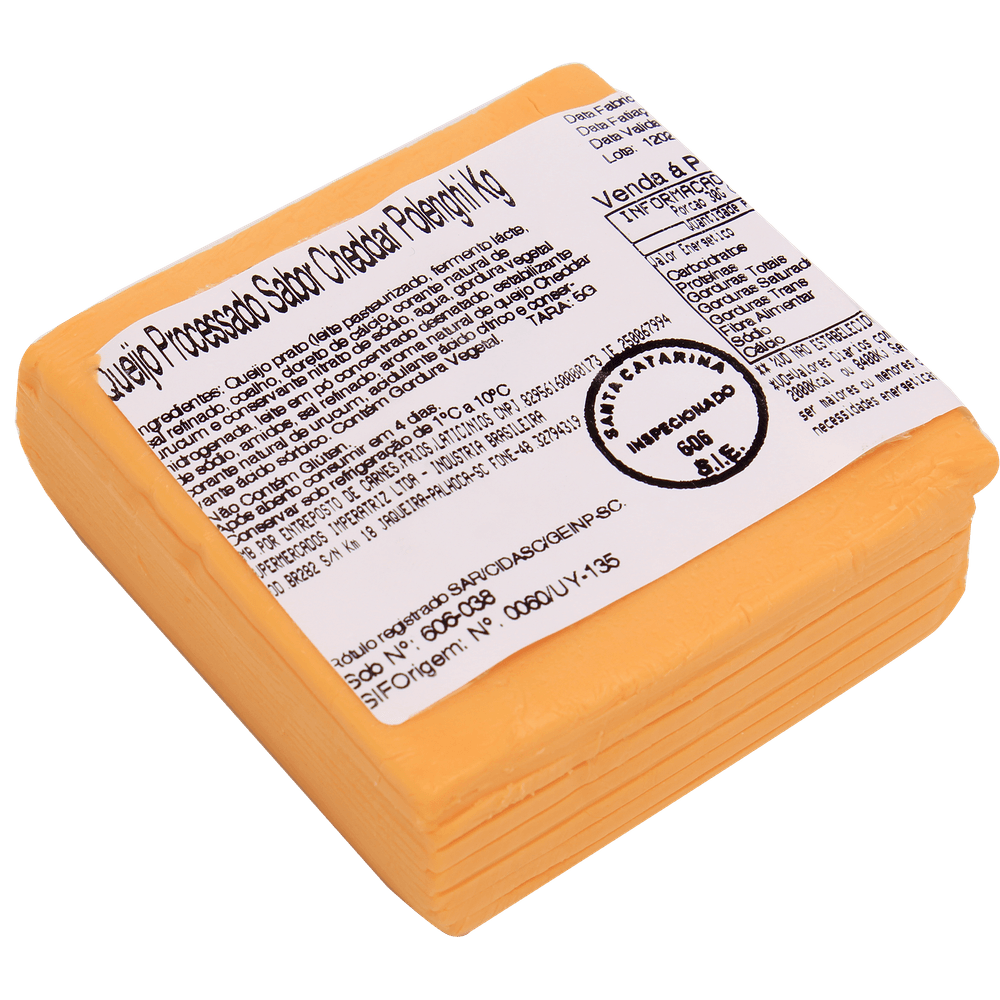 QUEIJO PROCESSADO POLENGHI CHEDDAR FATIADO PREÇO POR KG ...