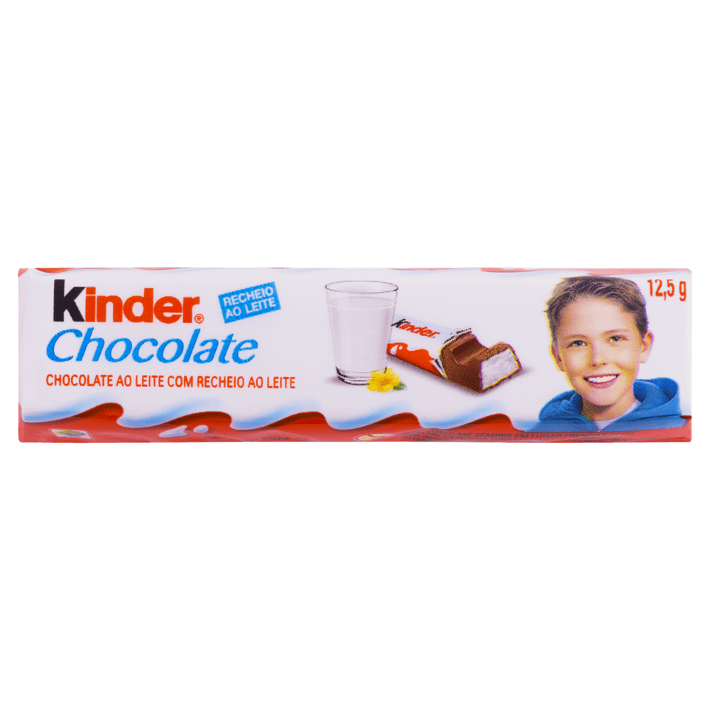 CHOCOLATE KINDER 12.5GR TABLETE - supermercadosimperatriz