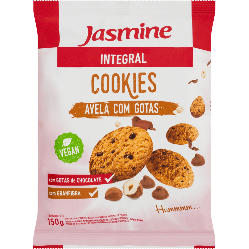 COOKIES JASMINE 150GR GOTAS C/CHOC - supermercadosimperatriz