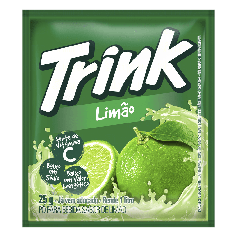 REFRESCO TRINK 25GR LIMAO - supermercadosimperatriz