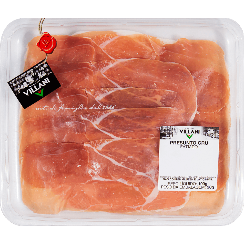 PRESUNT CRU FATIADO VILLANI 100G - supermercadosimperatriz