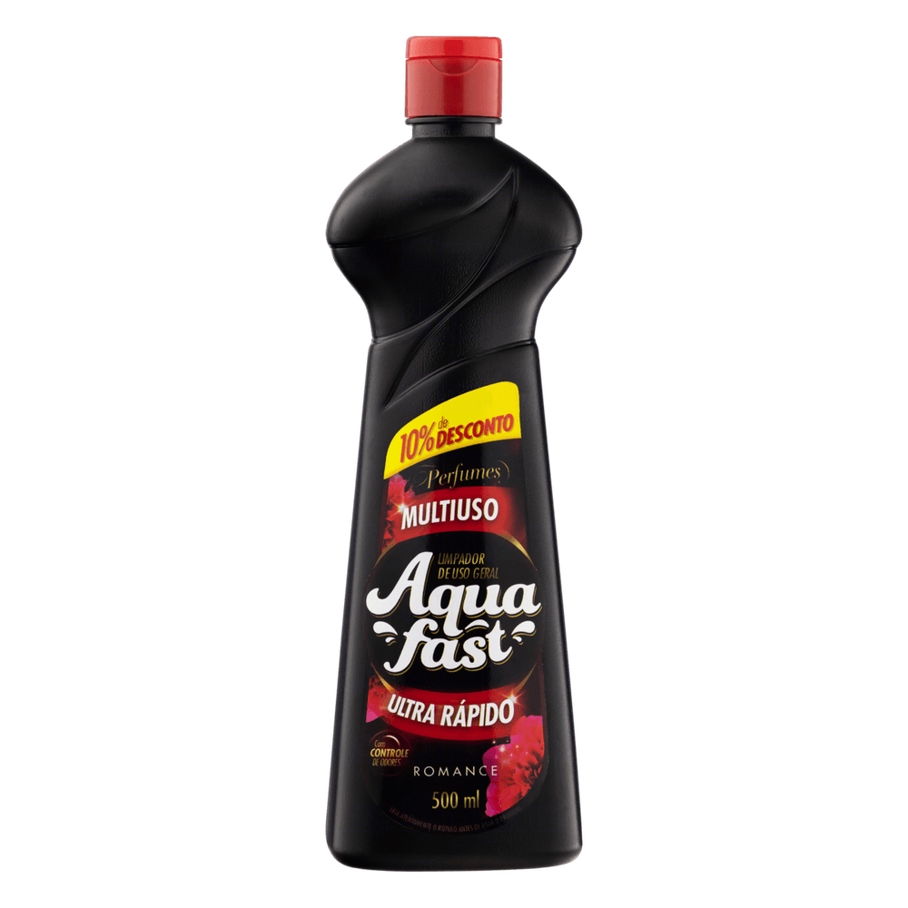 LIMPADOR AQUAFAST 500ML 10PC MULTI - supermercadosimperatriz