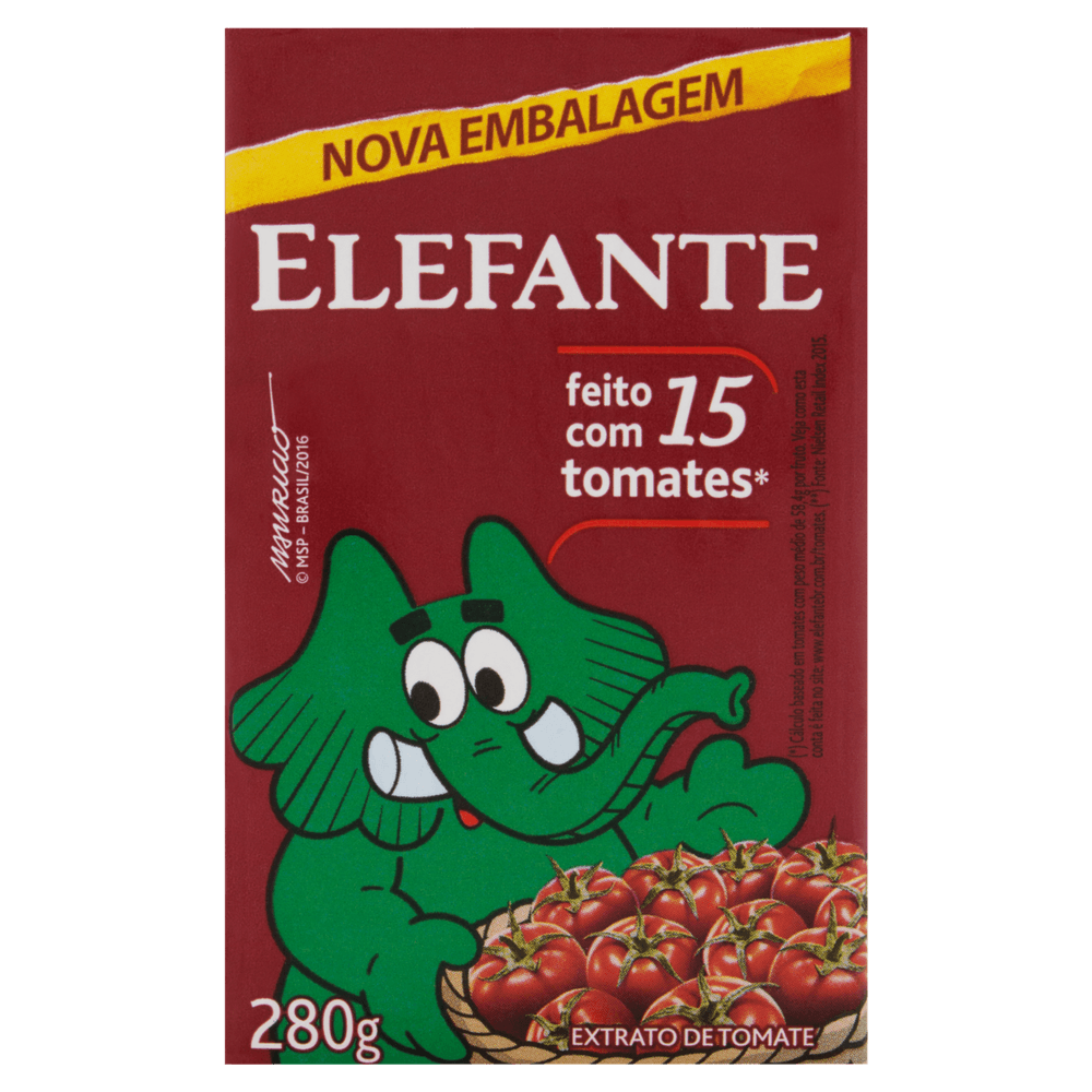 EXTRATO TOMATE ELEFANTE 280G TP - supermercadosimperatriz