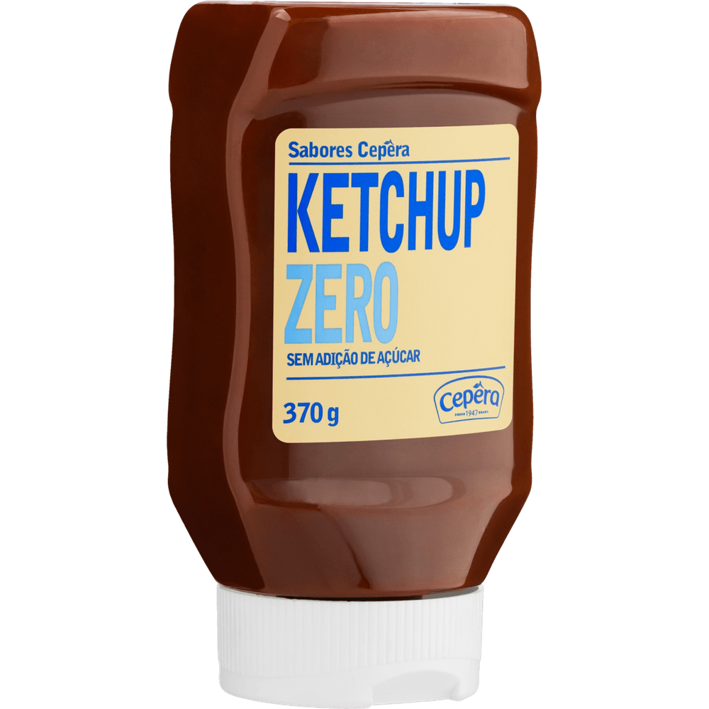 KETCHUP SABORES CEPÊRA 370G ZERO - supermercadosimperatriz