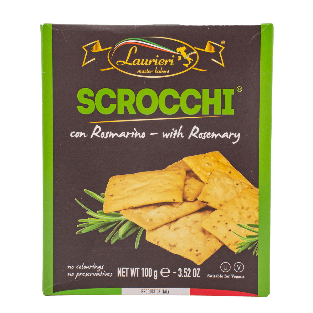 SCROCCHI LAURIERI 100G ALECRIM - supermercadosimperatriz