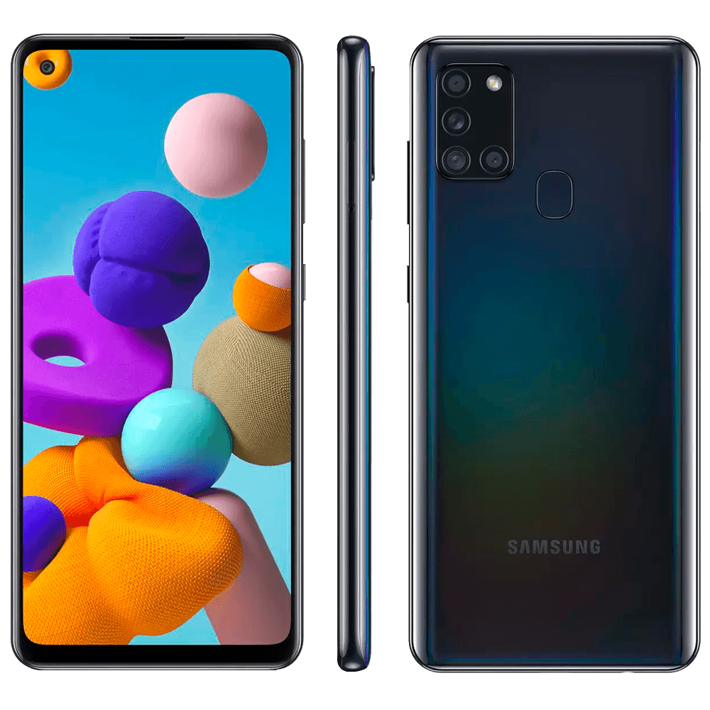 CELULAR SAMSUNG A217 A21S 64GB PRETO - supermercadosimperatriz