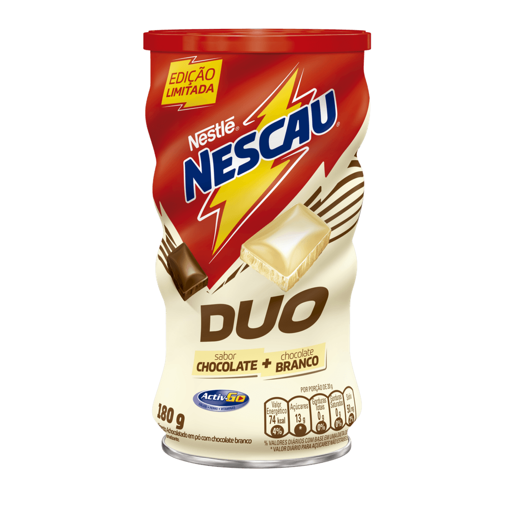 ACHOCOLATADO NESCAU DUO CHOCOLATE NESTLÉ 180G - supermercadosimperatriz
