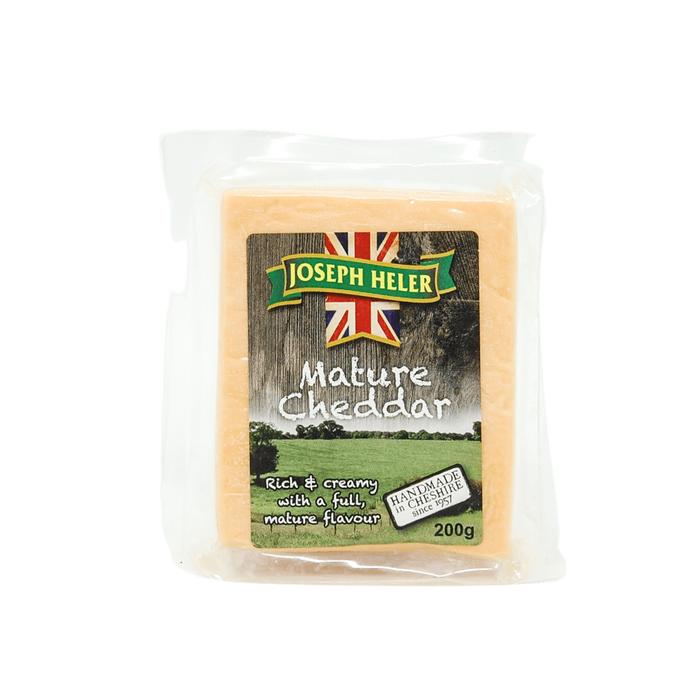QUEIJO MATURE CHEDDAR JOSEPH HELER 200G - supermercadosimperatriz