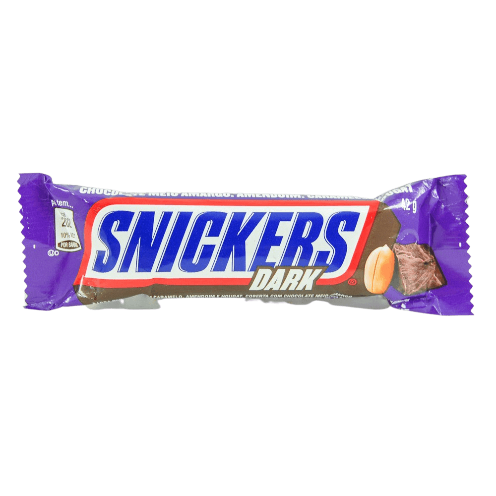 CHOCOLATE SNICKERS 42G DARK - supermercadosimperatriz