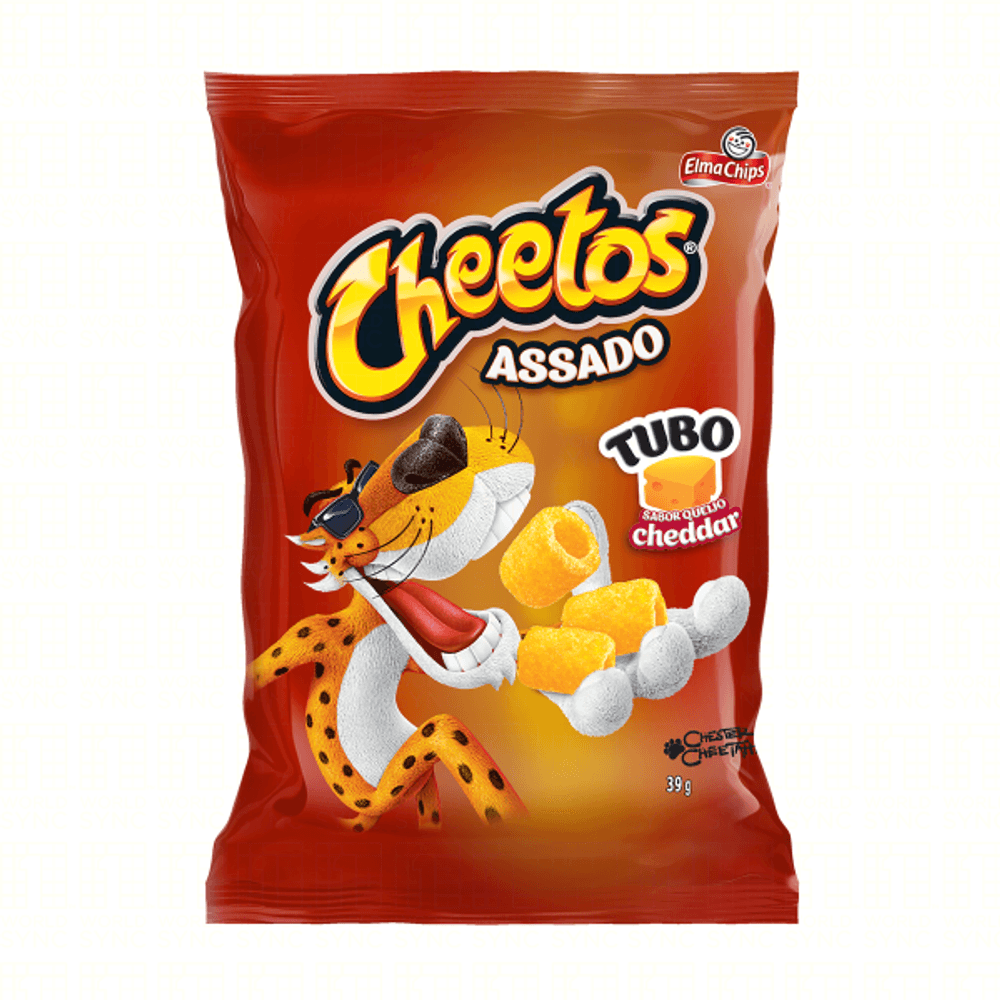 SALGADINHO CHEETOS 39G TUBO CHEDDAR - supermercadosimperatriz