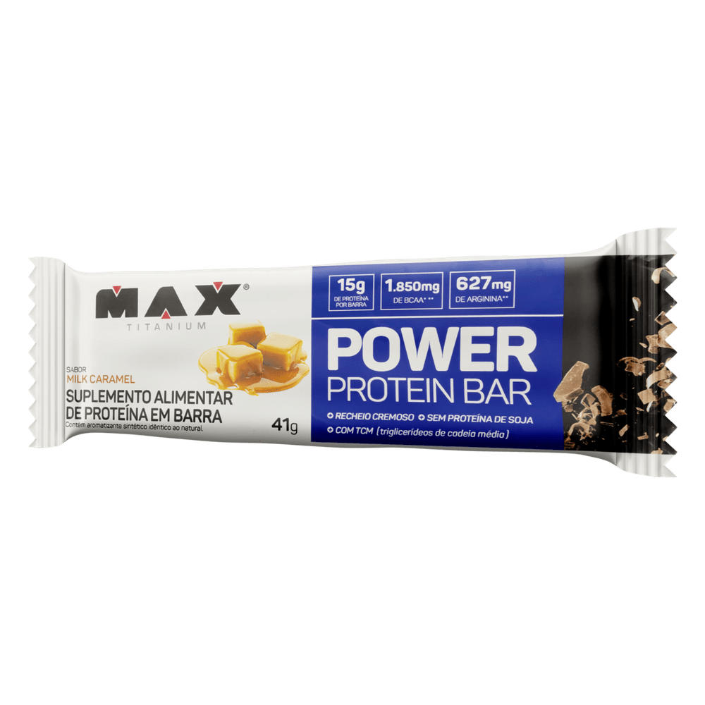 POWER PROTEIN MAX TITANIUM 41G 12U DARK MILK CARAM ...