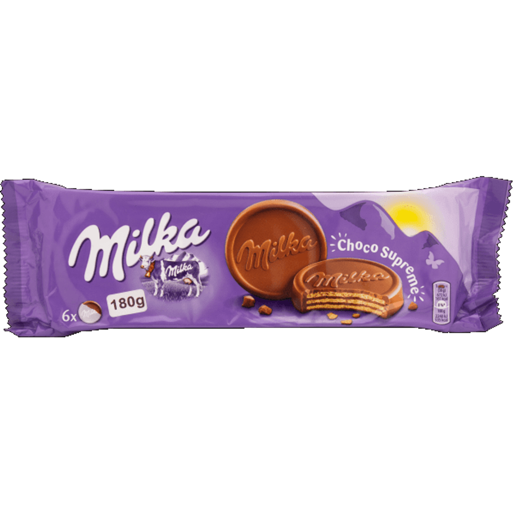 BISC MILKA 180GR CHOCO SUPREME - supermercadosimperatriz