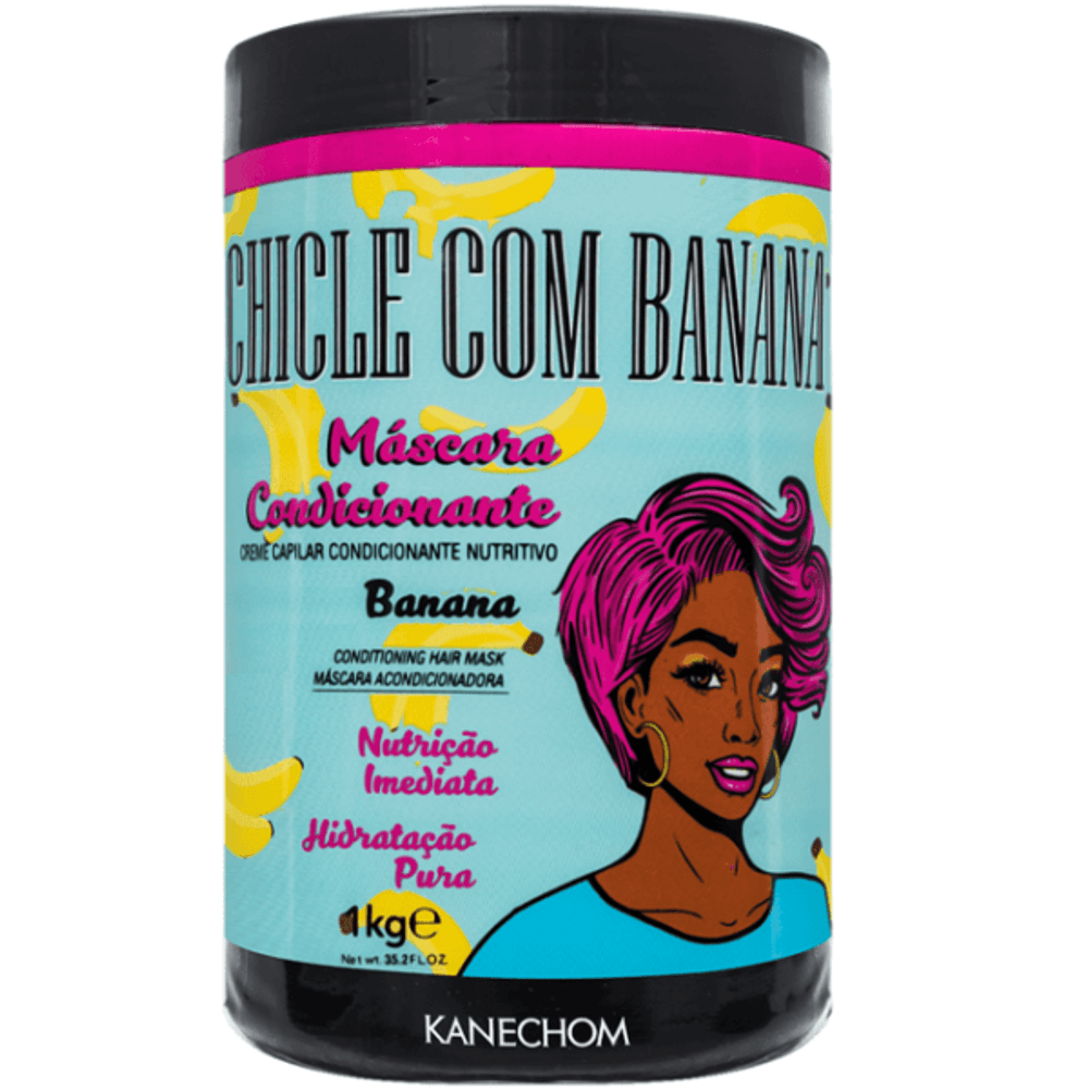 CREME CONDICIONADOR KANECHOM 1KG CHICLE/BANANA - supermercadosimperatriz