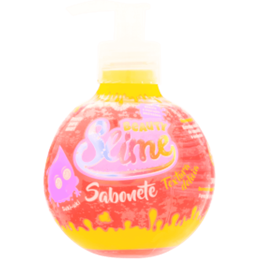SABONETE LIQUIDO BEAUTY SLIME 300ML PINK NEON - supermercadosimperatriz
