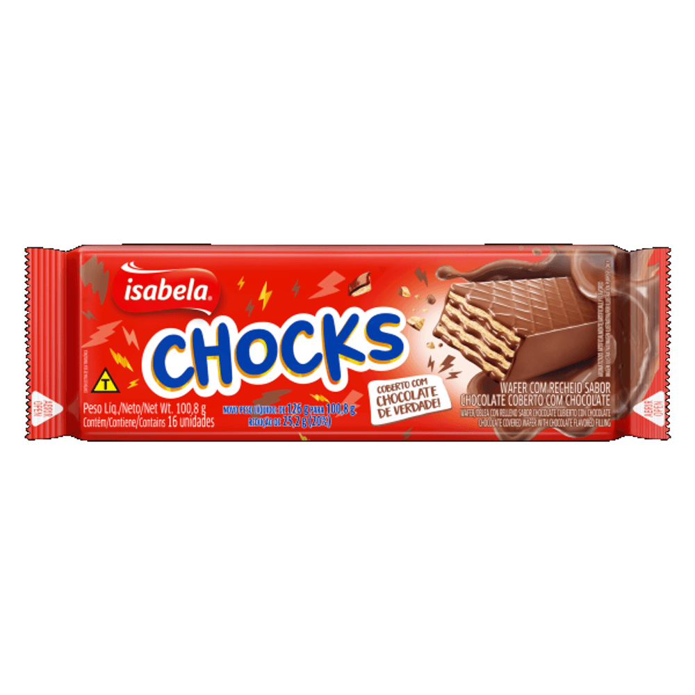 CHOCOLATE ISABELA 100G CHOCOLATEKS CHOCOLATE - supermercadosimperatriz