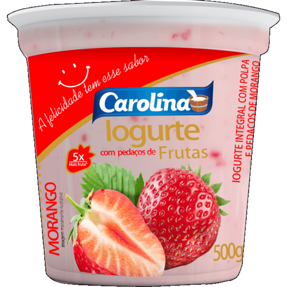 IOGURTE COM PEDAÇOS DE COCO CAROLINA 500G - supermercadosimperatriz