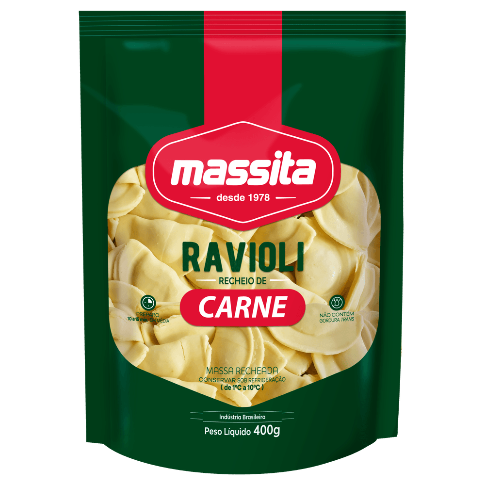 RAVIOLI MASSITA 400GR - supermercadosimperatriz