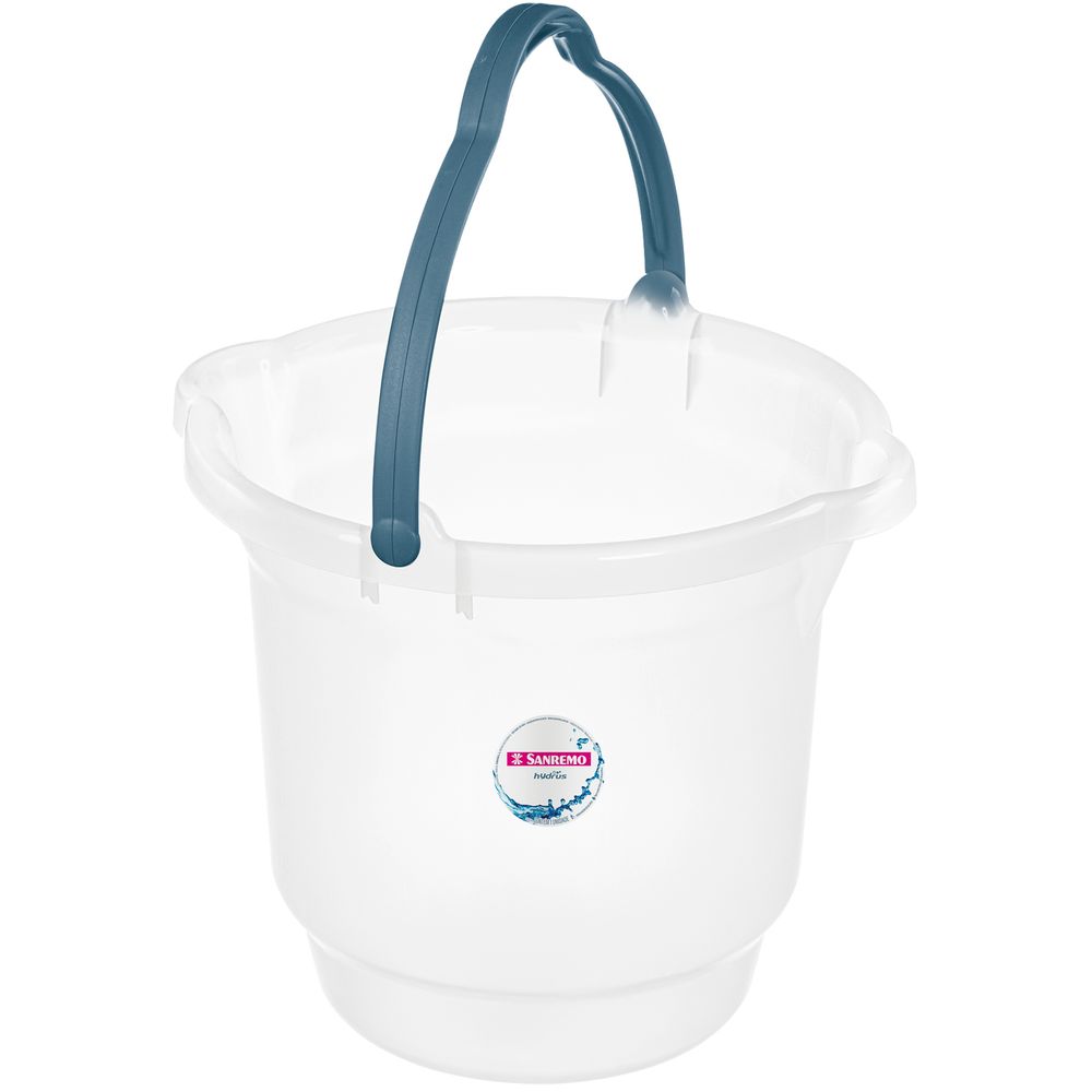 BALDE SANREMO 12L PLASTICO HYDRUS - supermercadosimperatriz