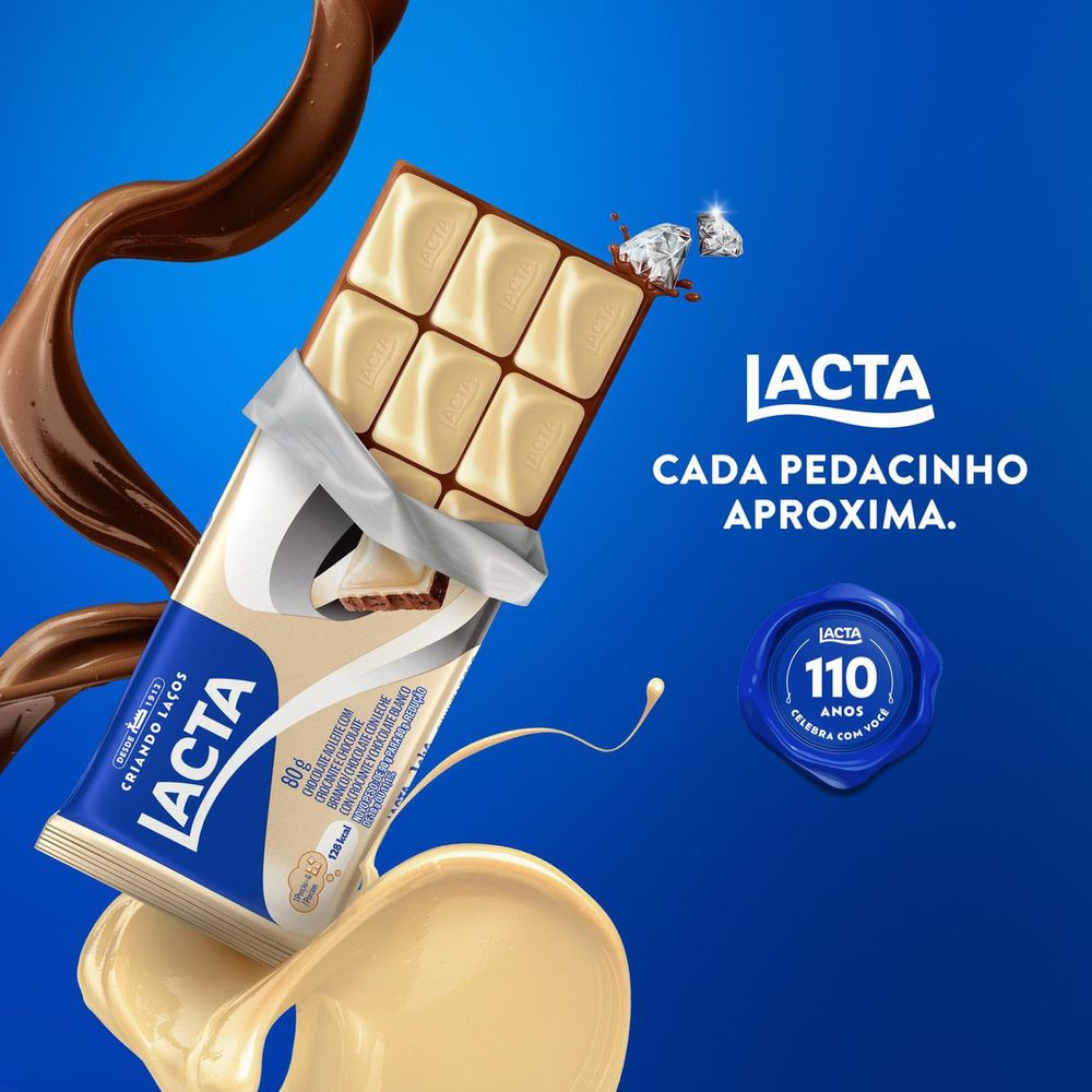 CHOCOLATE LACTA 80GR - supermercadosimperatriz