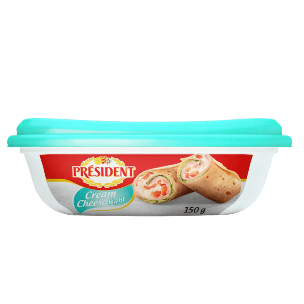 CREAM CHEESE LIGHT PRÉSIDENT POTE 150G - supermercadosimperatriz