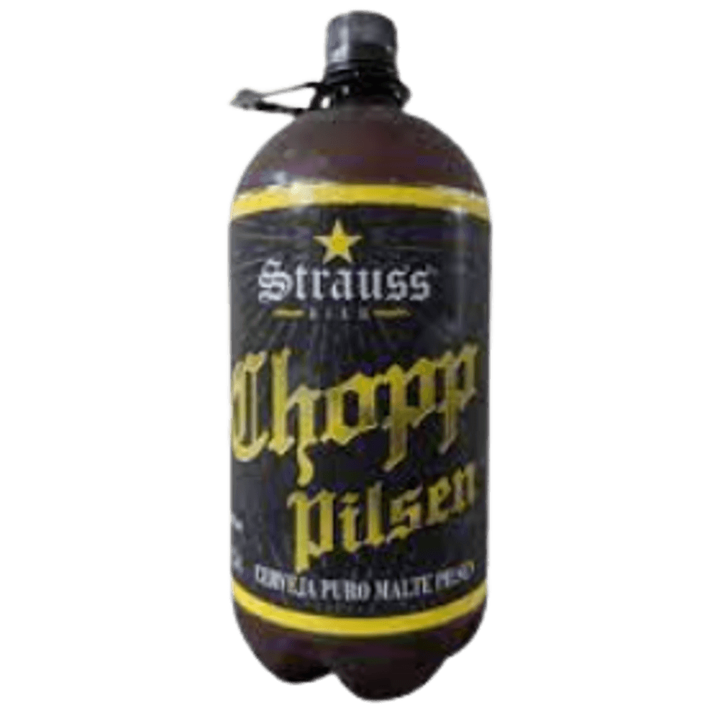 CHOPP PILSEN PURO MALTE STRAUSSBIER 1,5L - supermercadosimperatriz