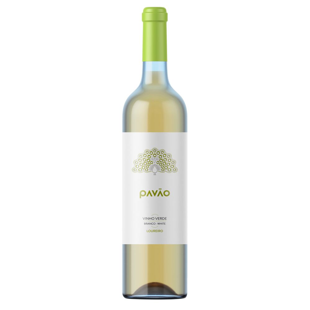 VINHO PAVAO 750ML VERDE LOUREIRO - supermercadosimperatriz