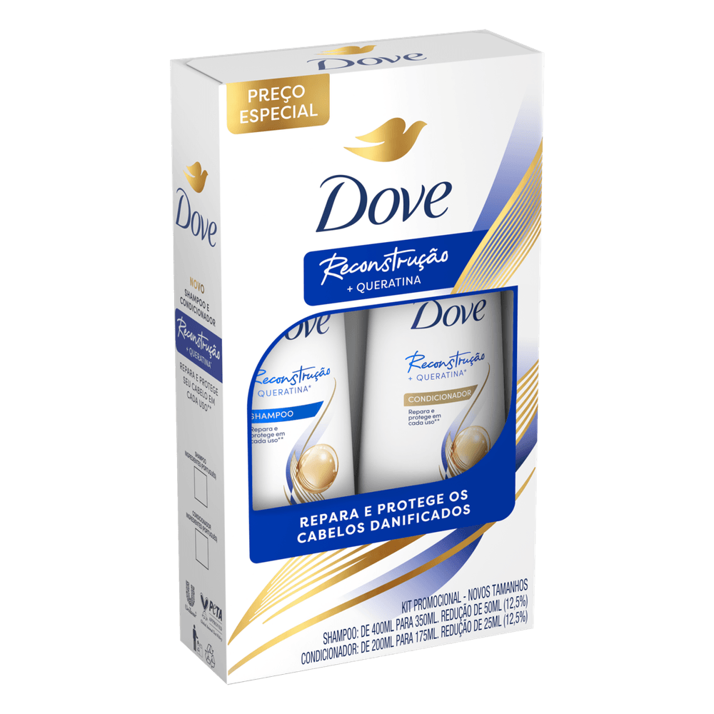 KIT DOVE SH 350ML+COND 175ML - supermercadosimperatriz