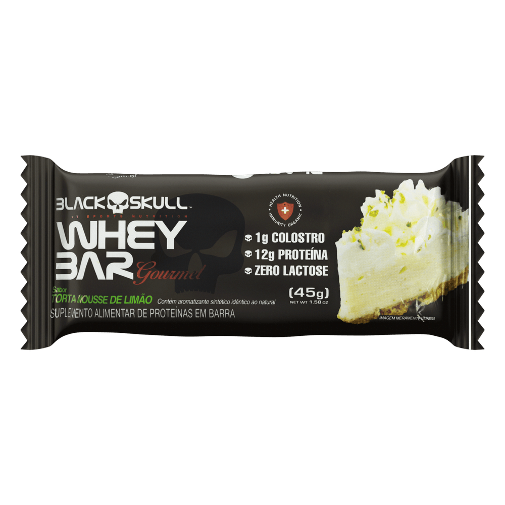 BARRA PROT WHEY BAR BLACKSKULL 45G - supermercadosimperatriz