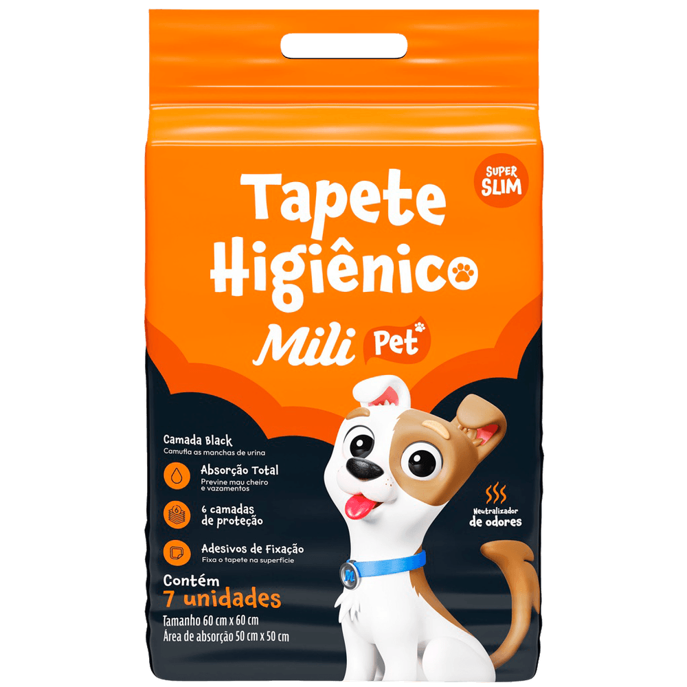 TAPETE HIG MILI C/7UN DOG - supermercadosimperatriz