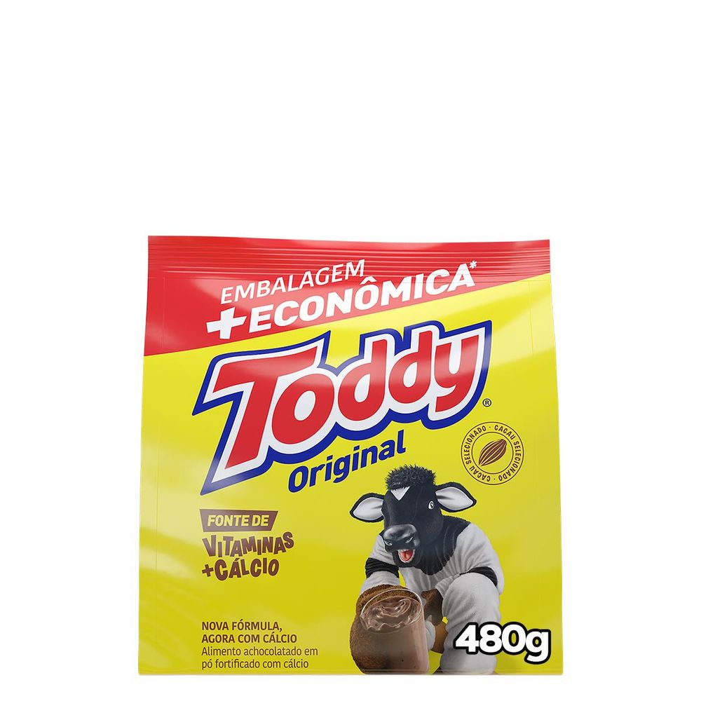 ACHOCOLATADO EM PÓ ORIGINAL TODDY 480G - supermercadosimperatriz
