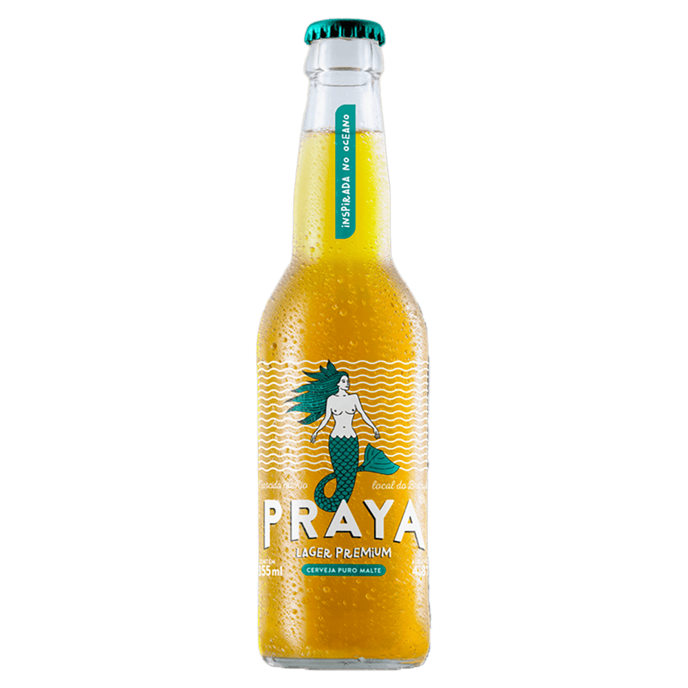 Cerveja Praya 355ml Ln Lager Premium - supermercadosimperatriz